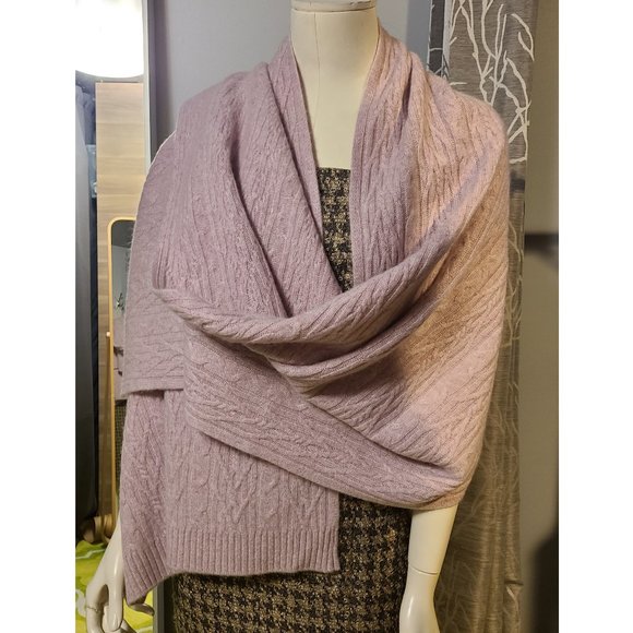 Martha Stewart | Accessories | Nwt Martha Stewart 0 2ply Cashmere 84x25 ...